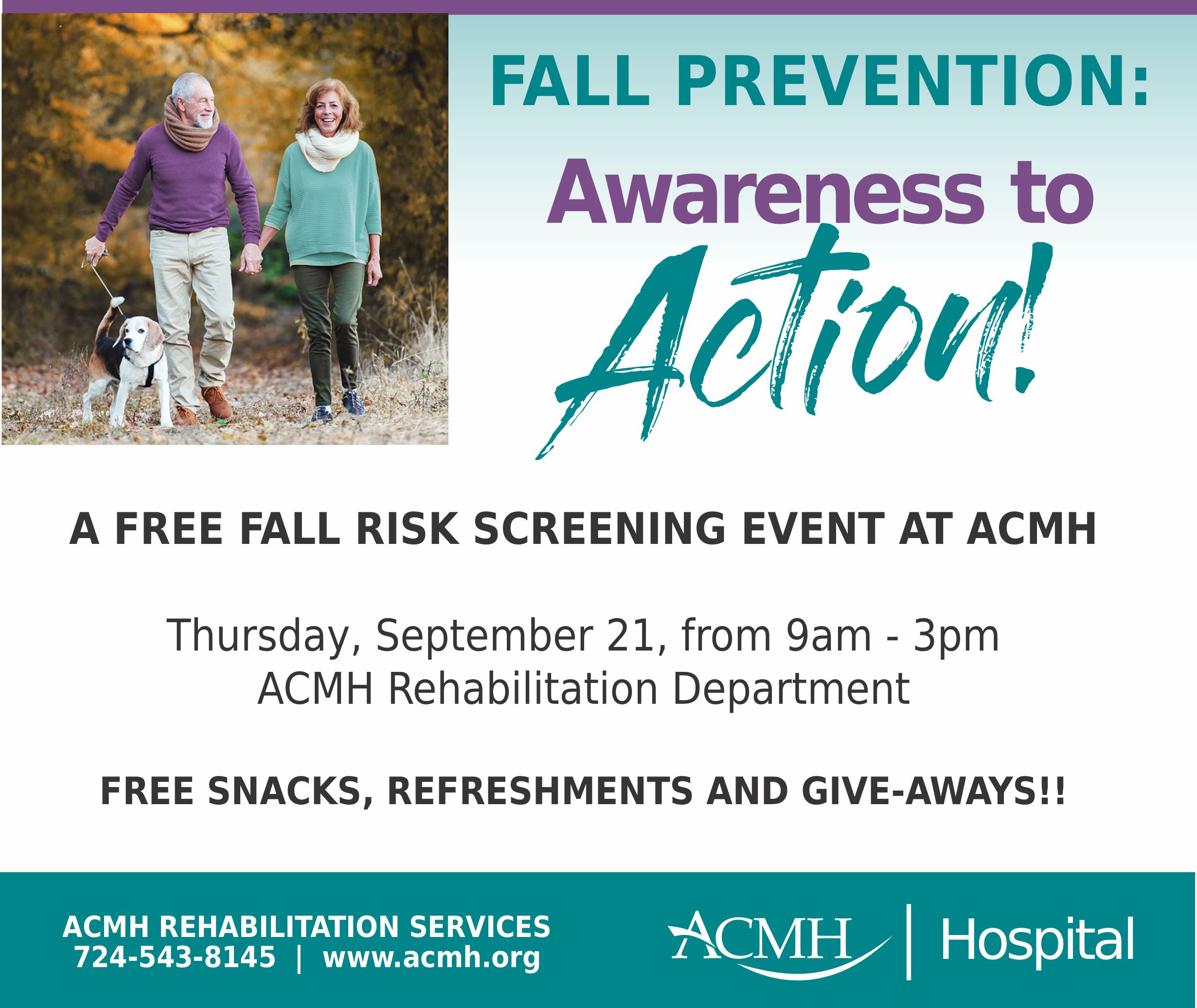 FALL PREVENTION: Awareness to ACTION!